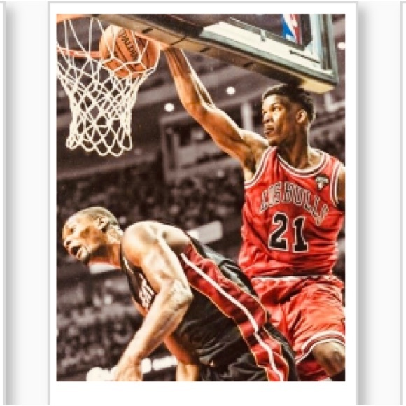 epson | Other | Brand New Jimmy Butler Bulls Vintage Glossy 85x1 ...